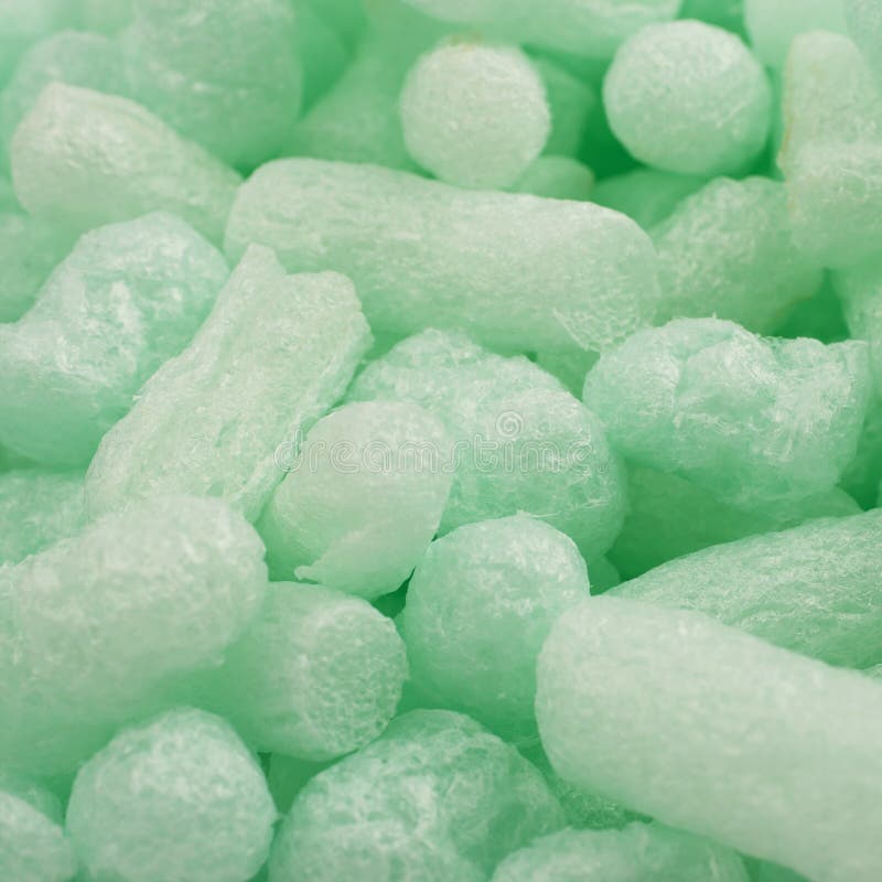 Surface Covered with Foam Peanuts Stock Photo - Image of protecting ...