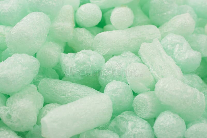Surface Covered with Foam Peanuts Stock Photo - Image of packing ...