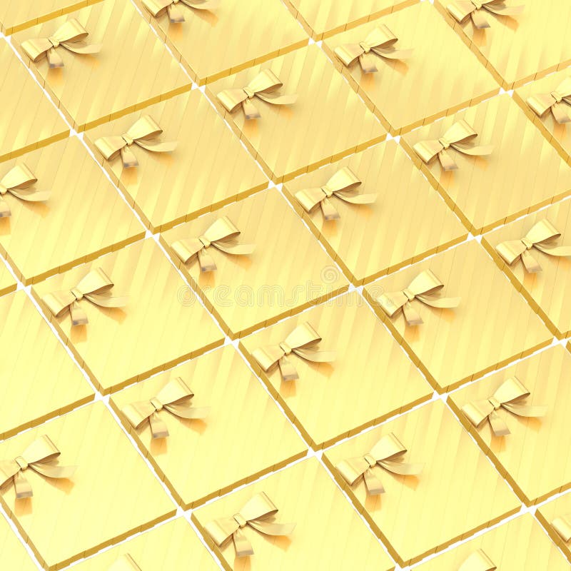 Surface Covered with Gift Boxes Stock Illustration - Illustration of ...