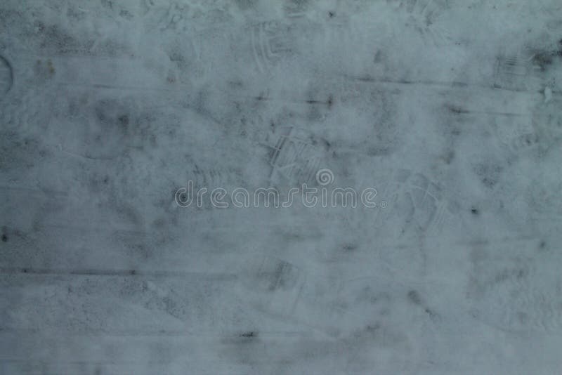 Gray Snow Texture with Bird Tracks for Background Stock Image - Image ...