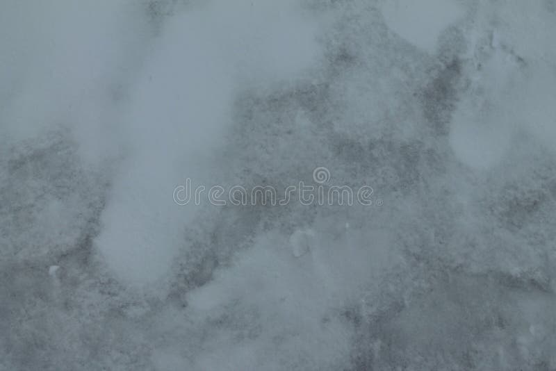 Gray Snow Texture with Bird Tracks for Background Stock Image - Image ...