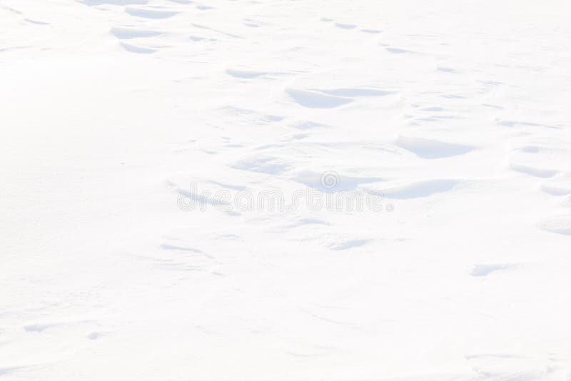 Snowy Surface with a Pattern from the Wind Stock Photo - Image of cold ...