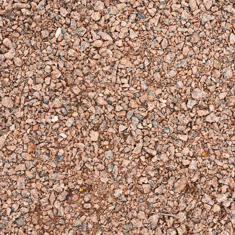 Surface Covered with the Red Gravel Stock Image - Image of floor ...