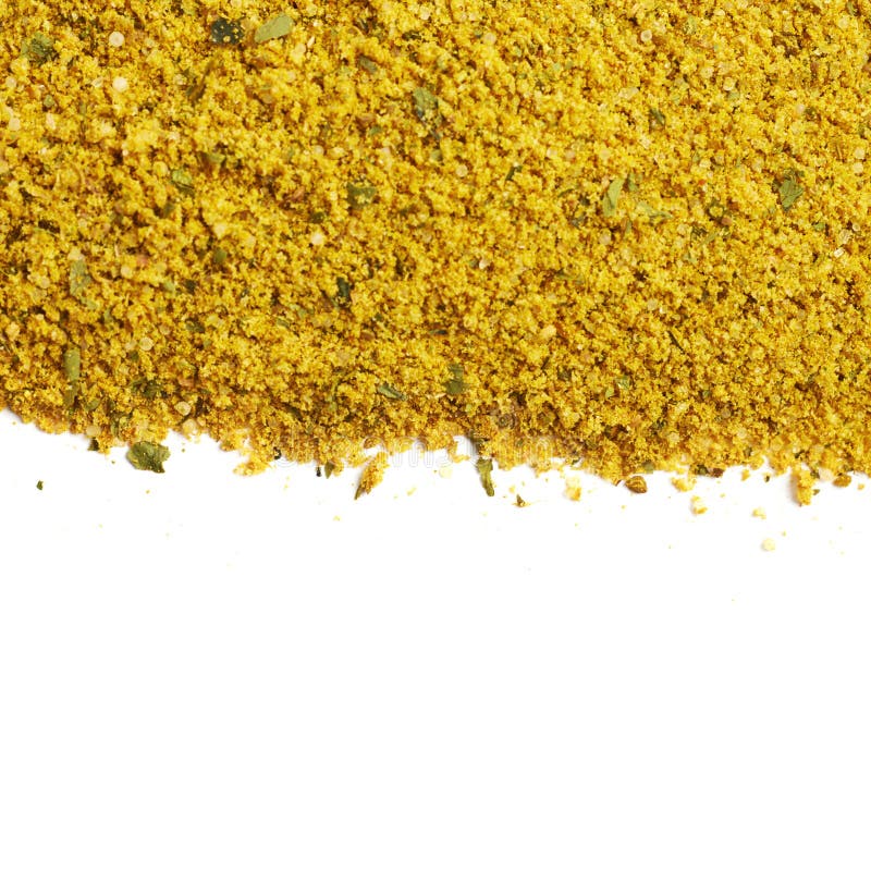 Heap Vibrant Yellow Powder White Surface Studio Shot Stock Photos ...