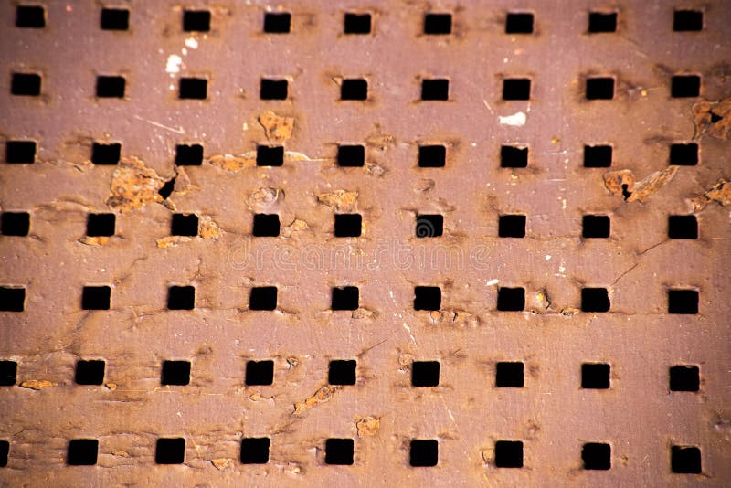 Surface with Cracked Paint and Holes, Soft Focus Stock Photo - Image of ...