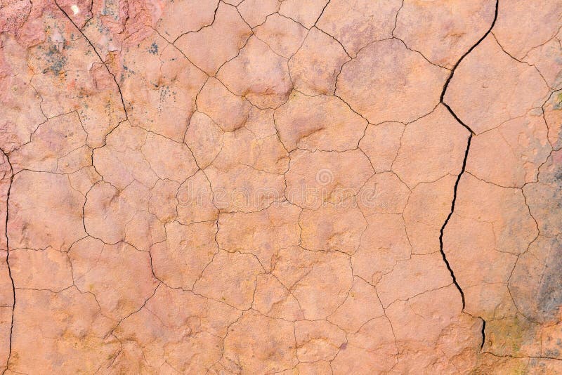 Surface of Cracking the Sandstone or Soil Stock Photo - Image of clay ...