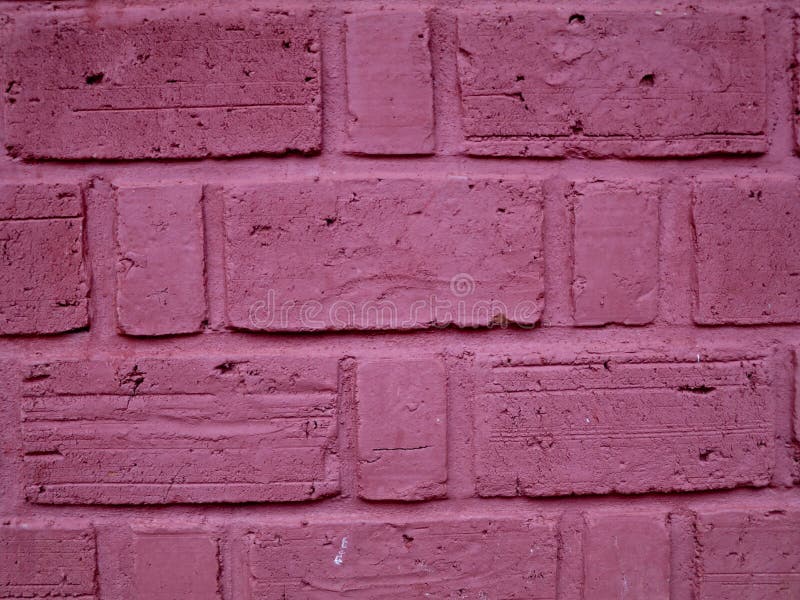 Surface De Briques Dans La Couleur Rose Clair Comme Texture Image stock ...