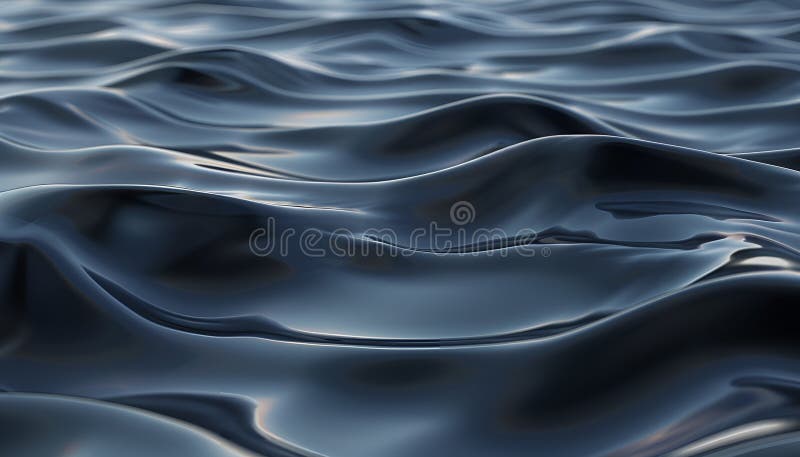 Surface Detail Rendering, Smooth Visual Concept with Smooth Sea Wave ...