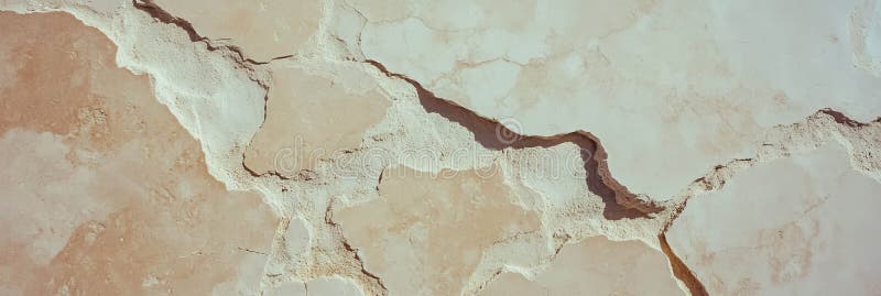 Textured Light Tan Brown Wall Featuring Chipped Plaster and Rough Beige ...