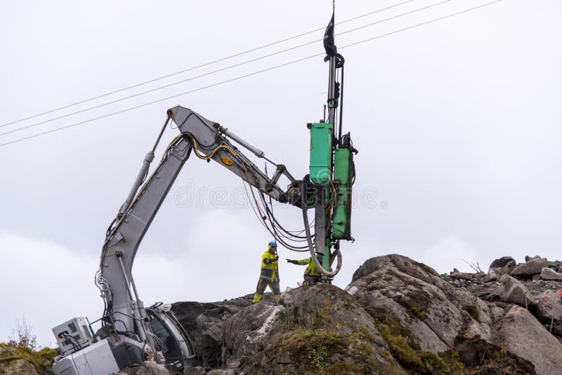 Surface Drill Rig stock image. Image of business, landscape - 384707877