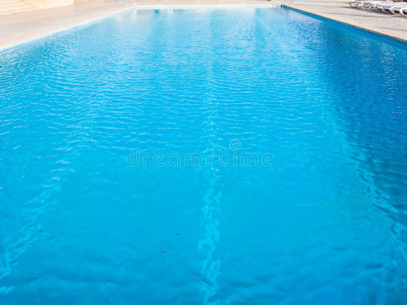 Surface of Empty Outdoor Swimming Pool Stock Image - Image of open ...