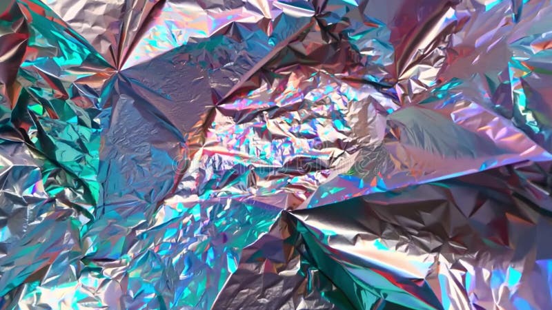 Shimmering Holographic Foil Texture with Vibrant Colors Reflecting ...