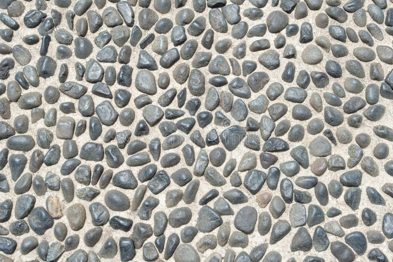 Surface Features Cobblestone Paving Made from Rounded Stones in Italy ...