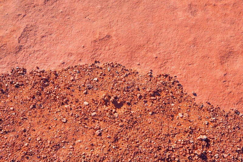 The Surface of Fine Red Sandstone Stock Photo - Image of grey, backdrop ...
