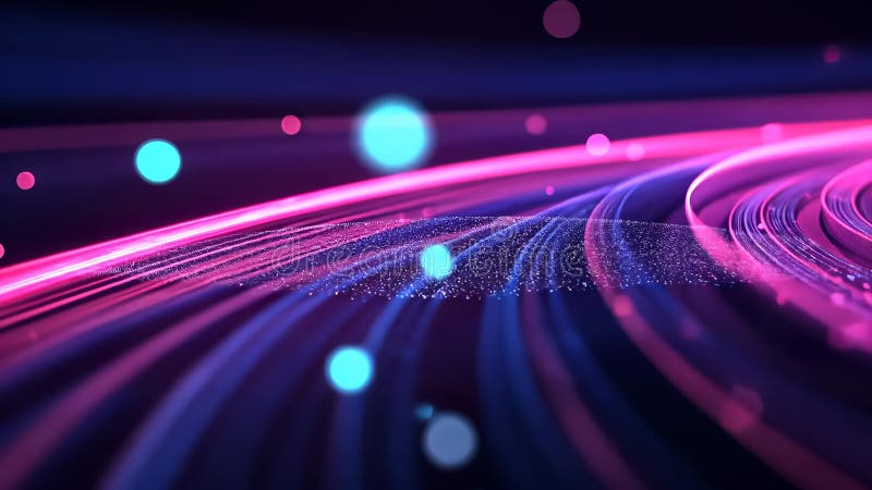 Surface Generated Image Featuring a Dynamic Computer of Purple Design ...