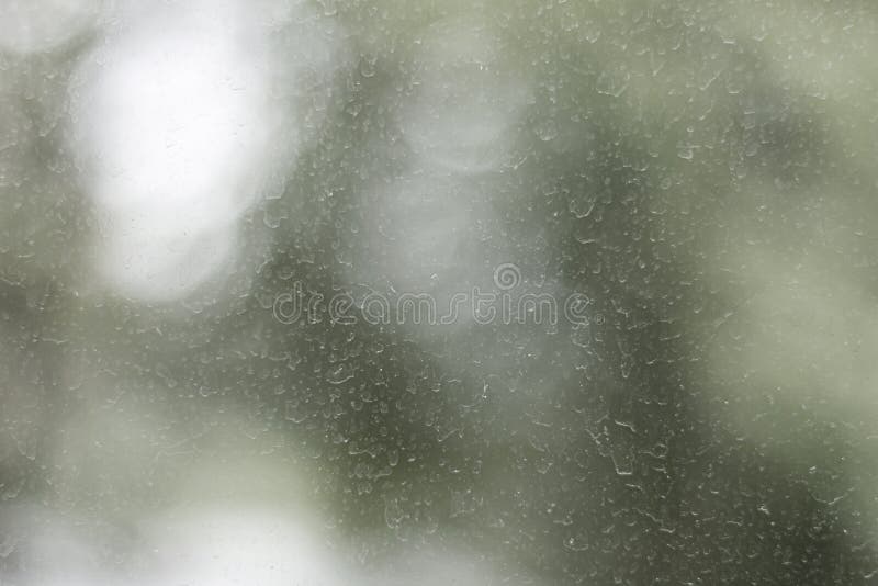 The Surface of the Glass, Covered with Stains and Dust Stock Image ...