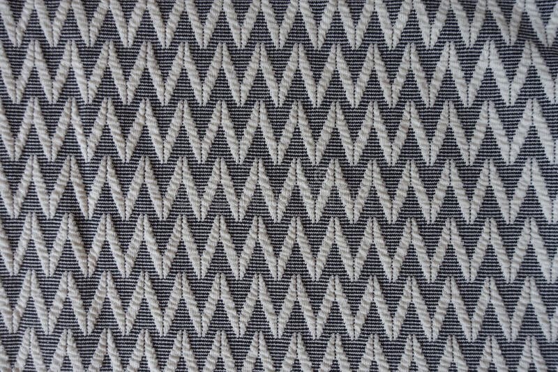 Surface of Gray Fabric with Zigzag Pattern Stock Image - Image of gray ...