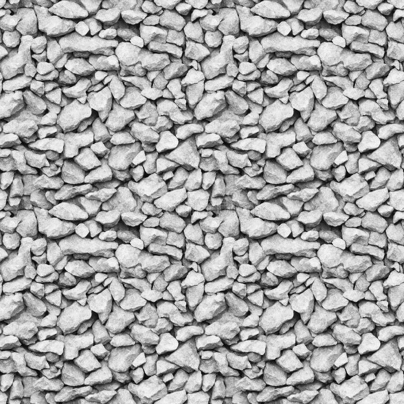 Surface of Gray Rubble, Stone Texture. 3D Rendering. Seamless ...