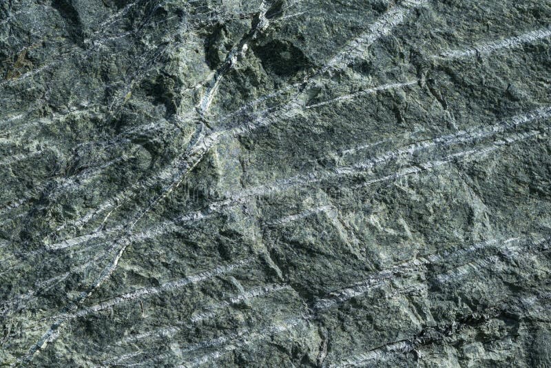 Surface Grey Granite Stone with Light Lines and Streaks. Stock Photo ...