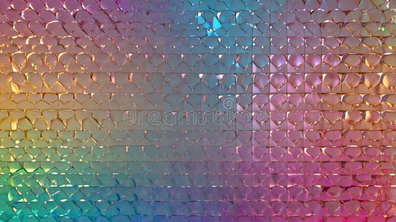 The Surface Has a Repeating, Slightly Irregular, Geometric Pattern that ...