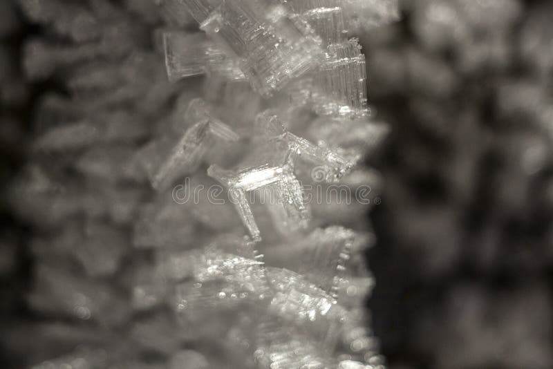 Surface Hoar Frost Crystals. Stock Photo - Image of abstract, natural ...