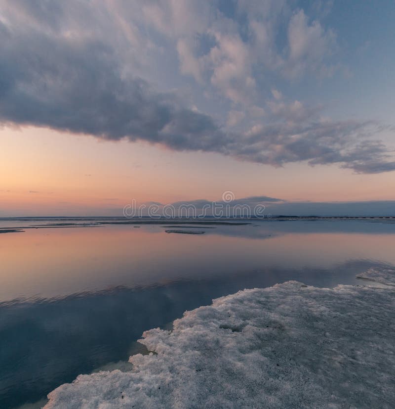 The Surface of the Ice is Bound by Ice, with a Perfectly Smooth, Mirror ...