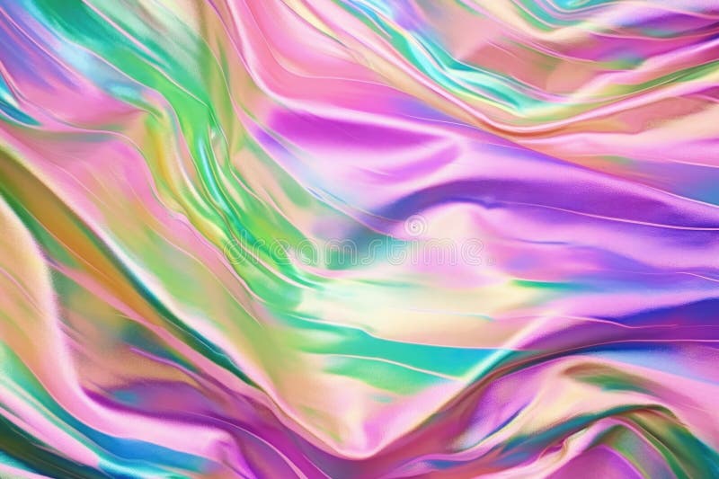 Surface of Iridescent Wrapping Paper Stock Photo - Image of material ...