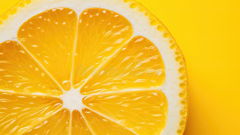 Surface Isolated Lemon Yellow Stock Illustration - Illustration of ...