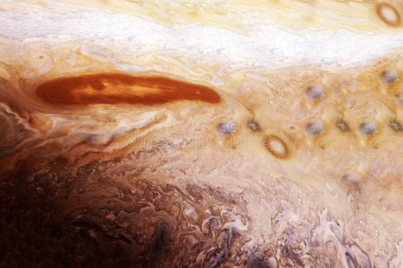 Surface of the Planet Jupiter. Elements of this Image Furnishing NASA ...