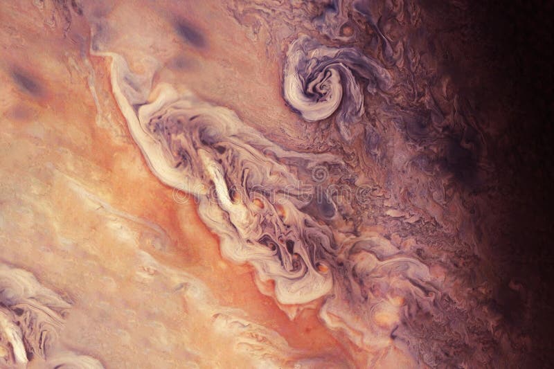 Surface of the Planet Jupiter. Elements of this Image Furnishing NASA ...