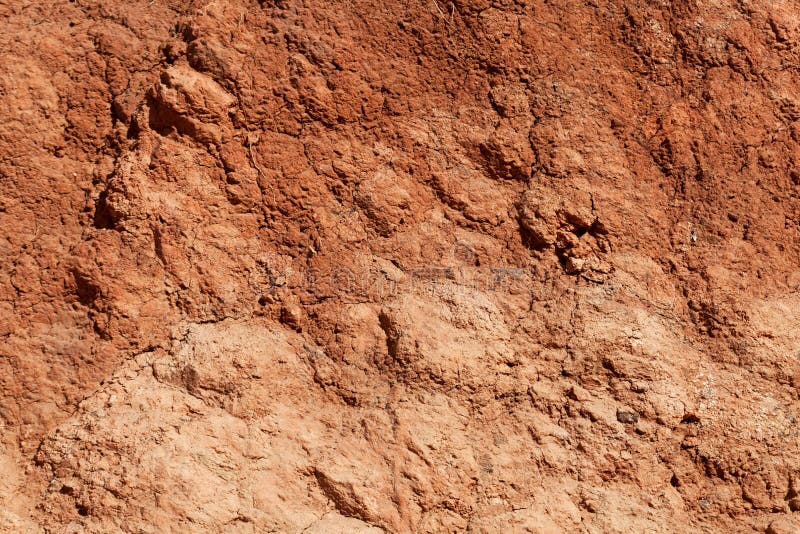 The Surface of a Laterite Soil Stock Image - Image of rust, ground ...
