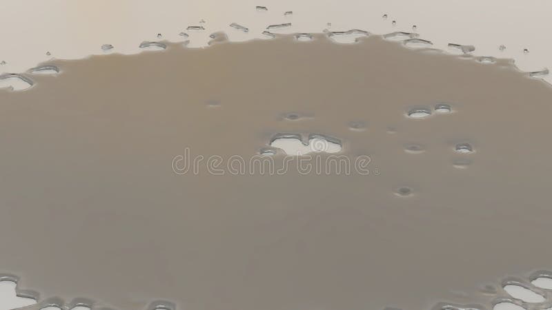Surface of a Liquid with Translucent Patches Forming Natural Shapes on ...