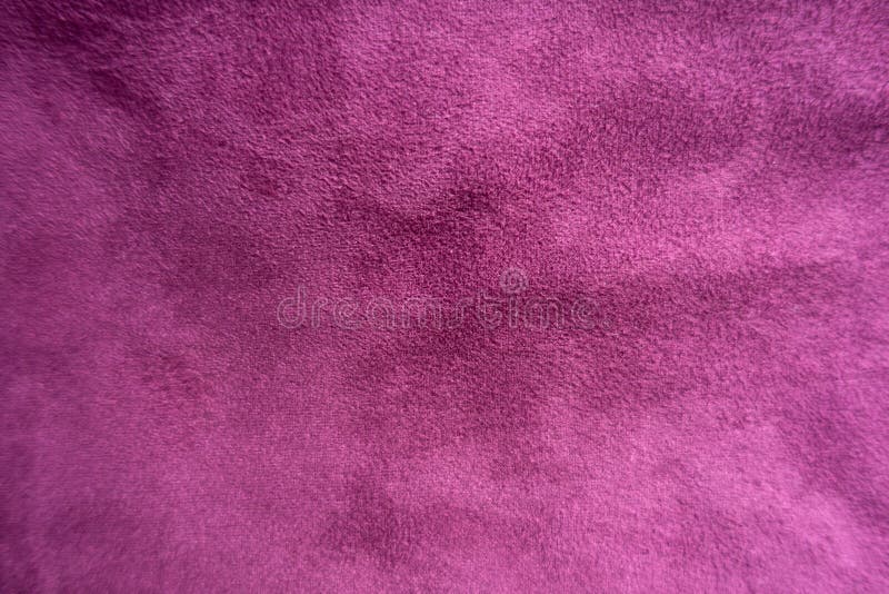 Surface of Magenta-colored Faux Suede Fabric from Above Stock Photo ...