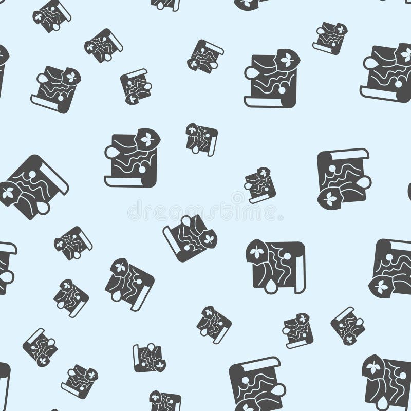 Surface Map with Location Pin, Ecology Emblem Solid Seamless Pattern ...