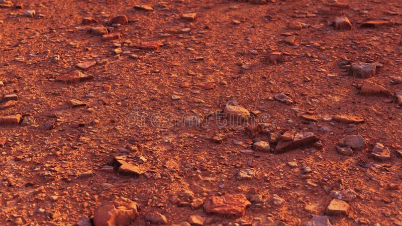 Surface of the Mars Planet, Loop 4K Footage Stock Video - Video of ...