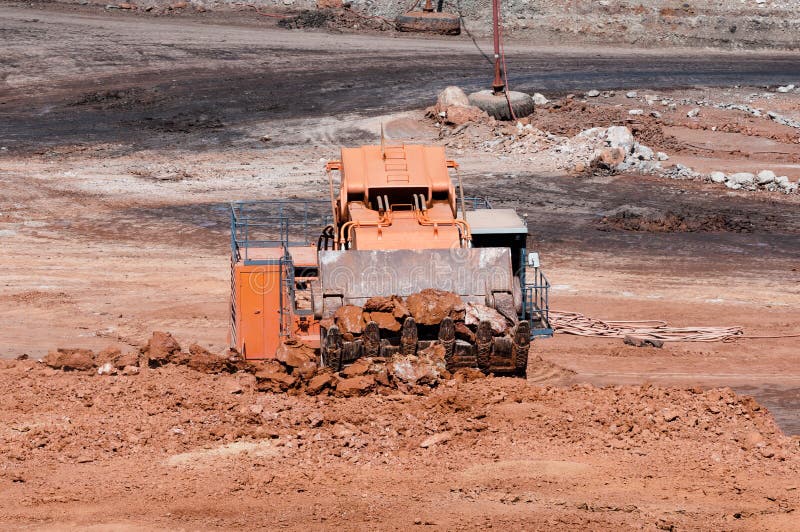 Surface Mining Equipment stock image. Image of dump - 109406887