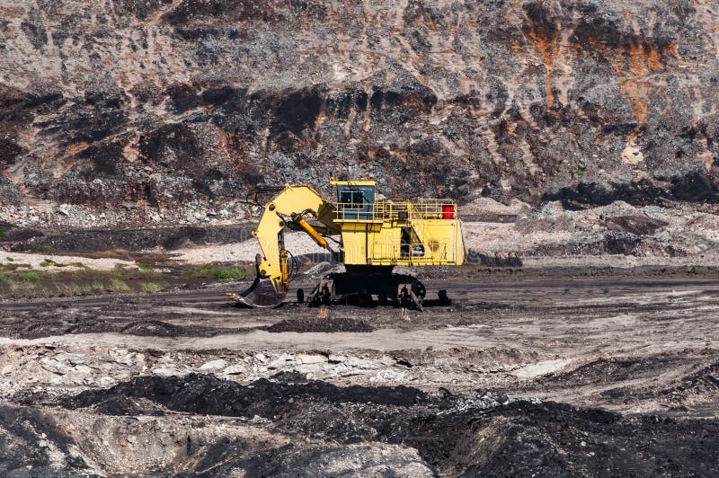 Surface Mining Equipment stock photo. Image of landscape - 109407198