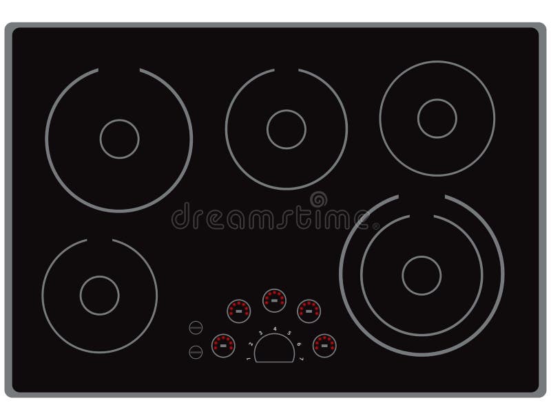Gas stove stock vector. Illustration of cooking, utensil - 32681996