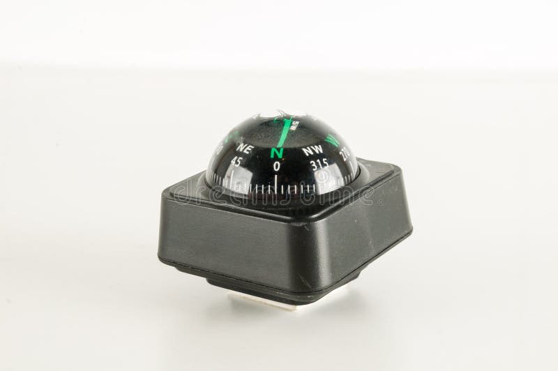 A Surface Mount Liquid-filled Compass Stock Image - Image of guidance ...