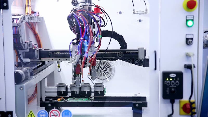 Surface Mount Microcontrollers Stock Video - Video of electrical ...