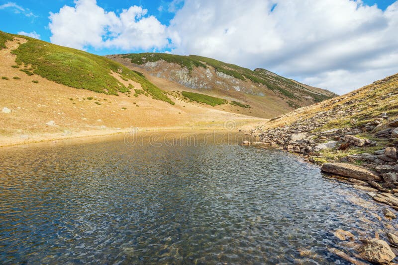Surface of the Mountain Lake. Stock Photo - Image of lake, blissful ...