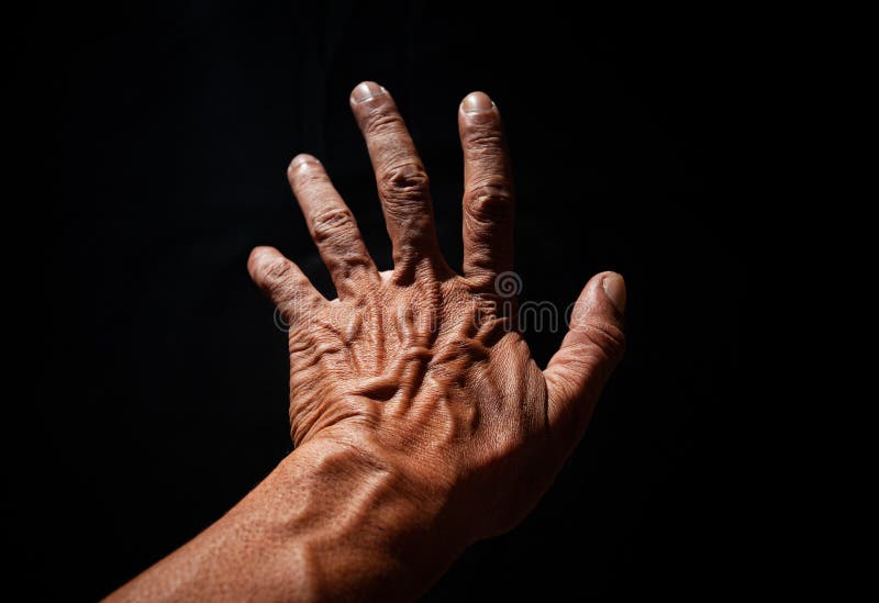 The surface of the hand stock photo. Image of number - 251569362