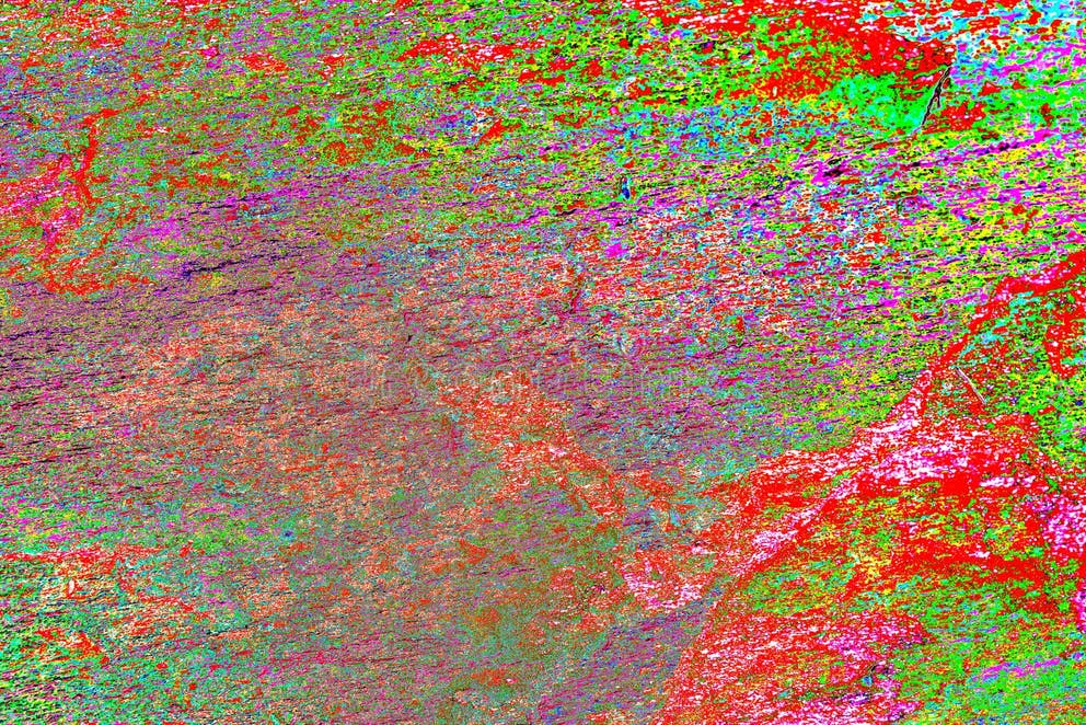 Surface of Natural Stone with a Changed Color Scheme, Stone Surface ...