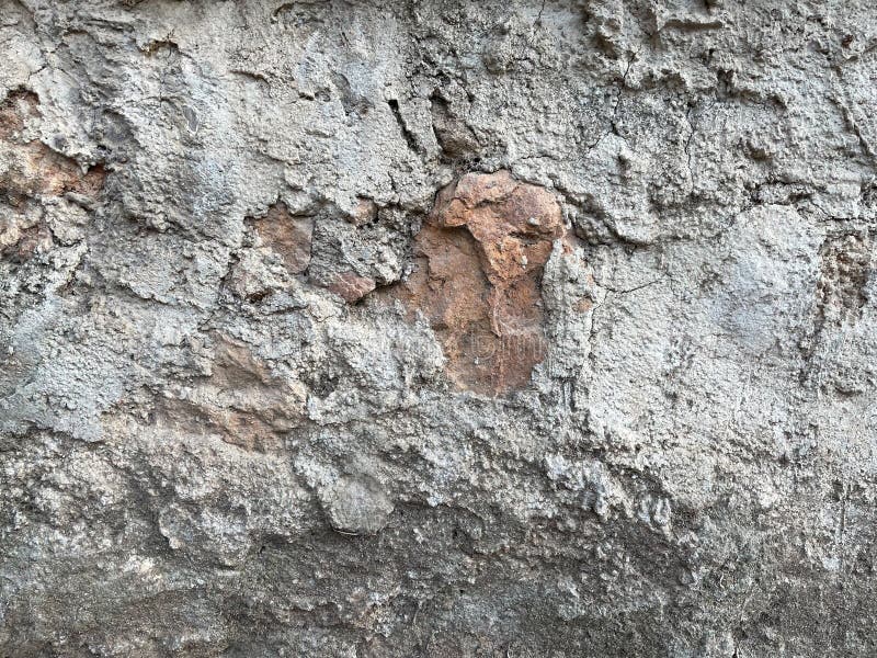 Surface of Old Cement Plaster Painted White. Stock Photo - Image of ...