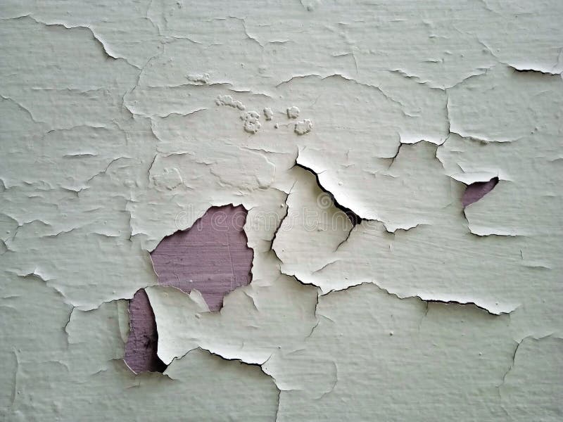 The Surface of the Old and Cracked White Iron Plate Rust Was Used As a ...