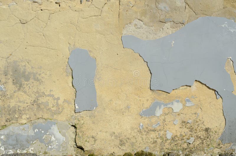 Surface with Old Grey Color and Different Defects Stock Image - Image ...