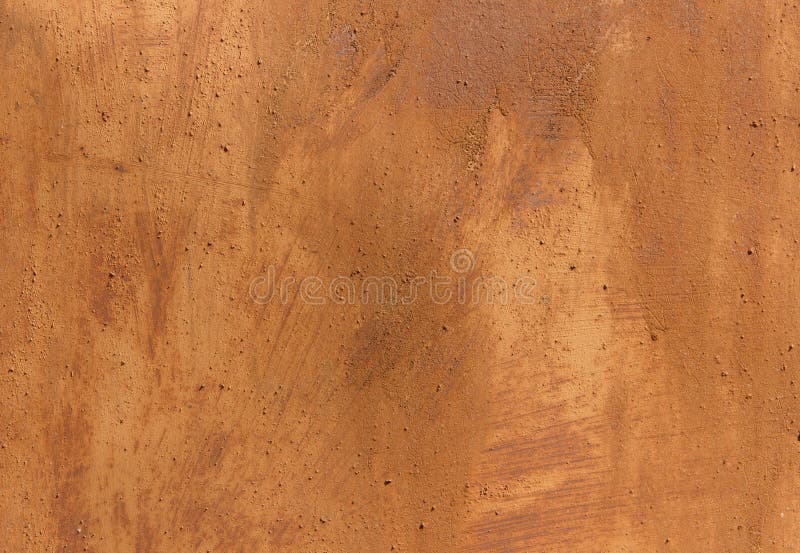 Surface Old Painted Brown Rusty Iron Stock Image - Image of panel ...