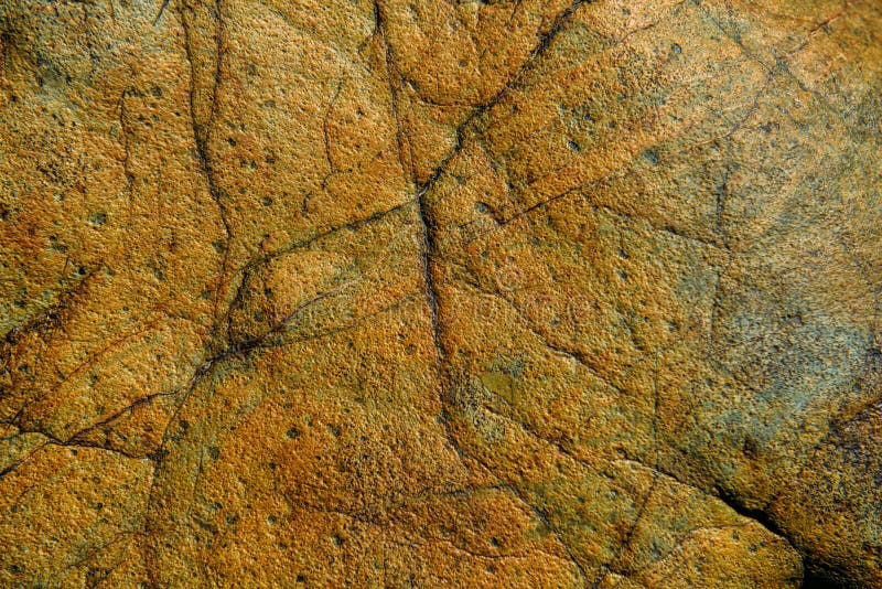 The Surface of an Old Rock with Cracks. Old Rock Texture Wild ...
