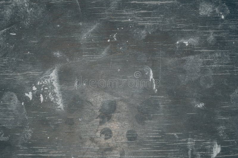 The Surface of the Old Table is Stained with Dust and Plaster. Dirty ...