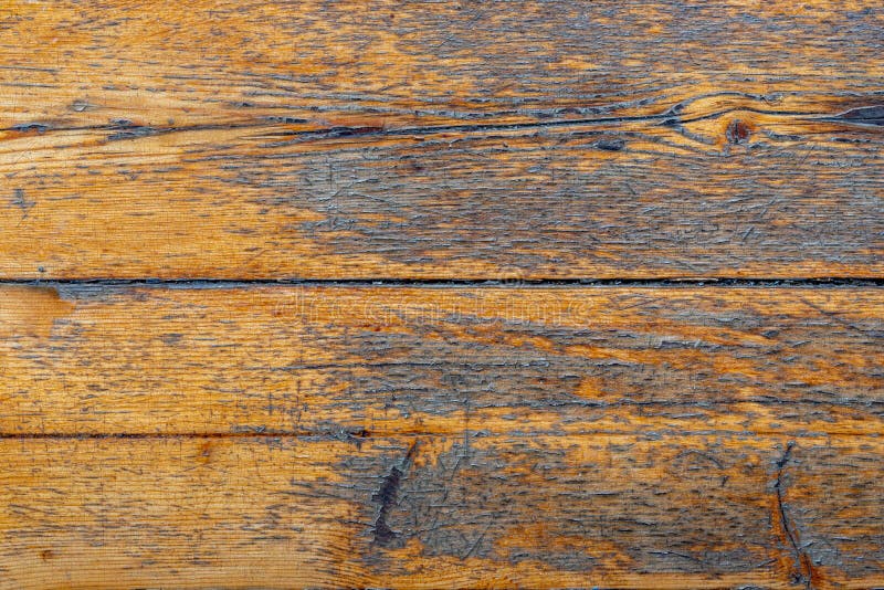 The Surface of the Old Wooden Boards with Cracked Varnish. Background ...